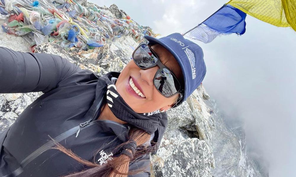 Ligia llegará este martes al Campamento Base a 5,300 metros de altura ...