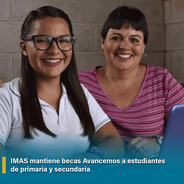 IMAS mantiene becas Avancemos a estudiantes de primaria y secundaria ...