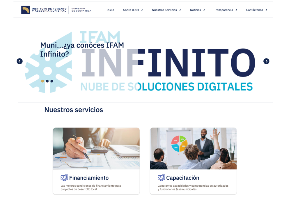 IFAM ofrece a municipios acceso a moderna página web - Digital506
