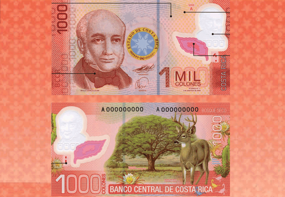 Banco Central retira billetes de mil colones de las series A y B ...